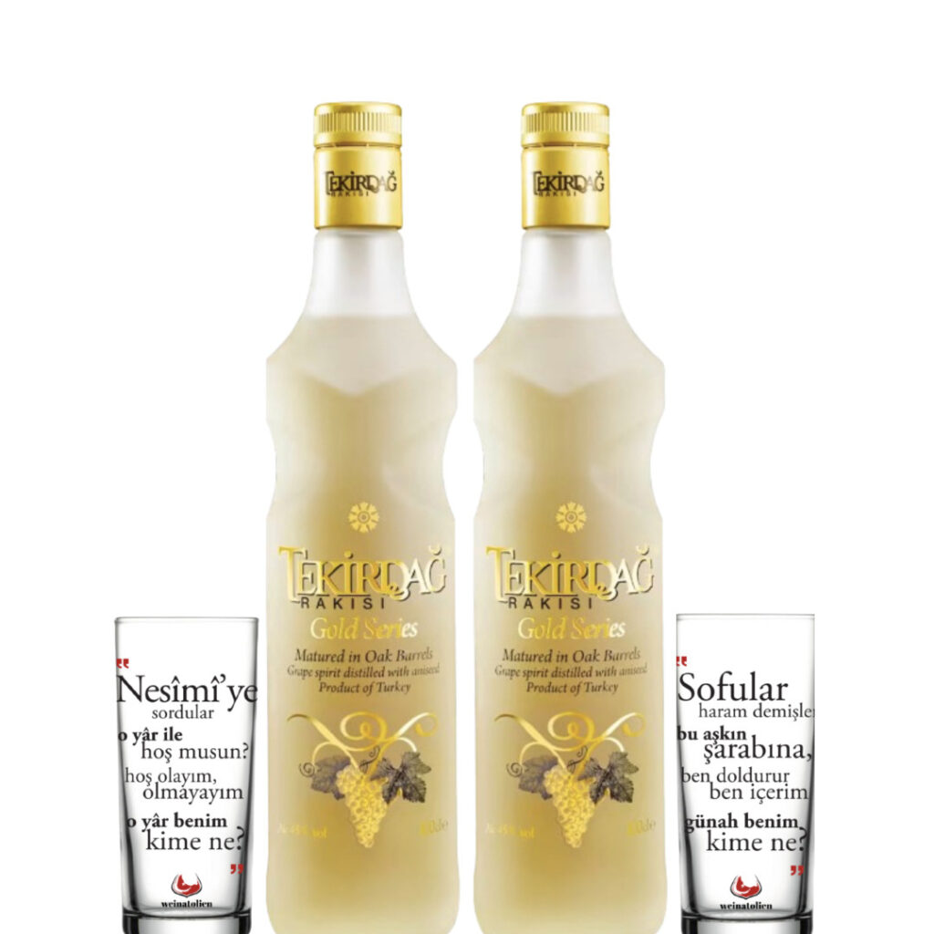 Tekirdağ Rakısı Gold Series - Sparpaket Versandkostenfrei!