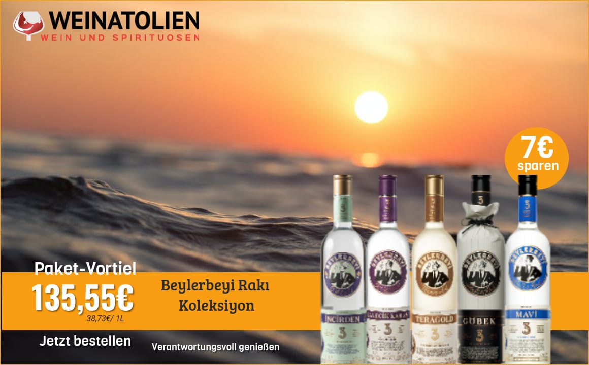 Rakı Online Kaufen | Beylerbeyi, Efe, Tekirdağ, Safa | Weinatolien